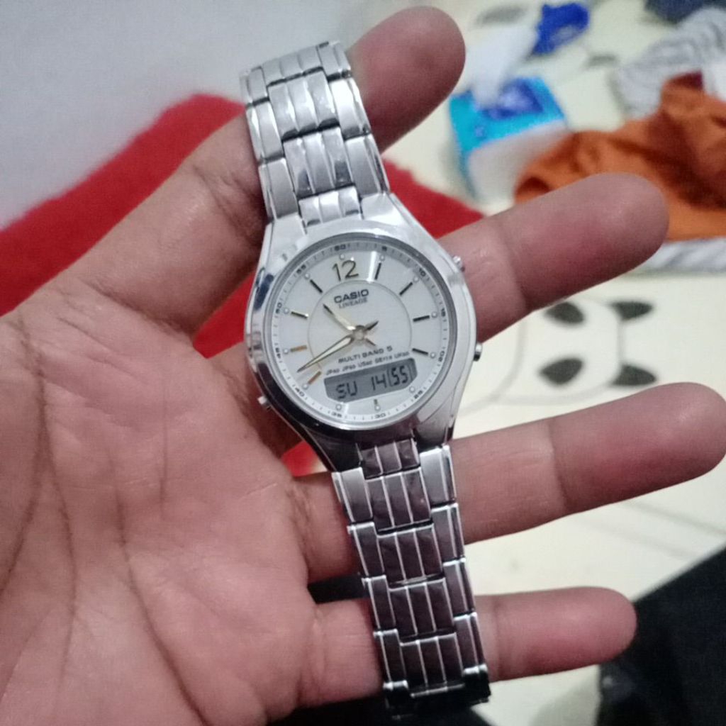 Jual CASIO LINEAGE LCW-M200 multiband 5 | Shopee Indonesia