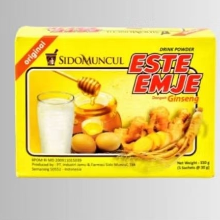 Jual Jamu ESTE EMJE original Sido Muncul Kemasan 1 pack isi 5 Sachet ...