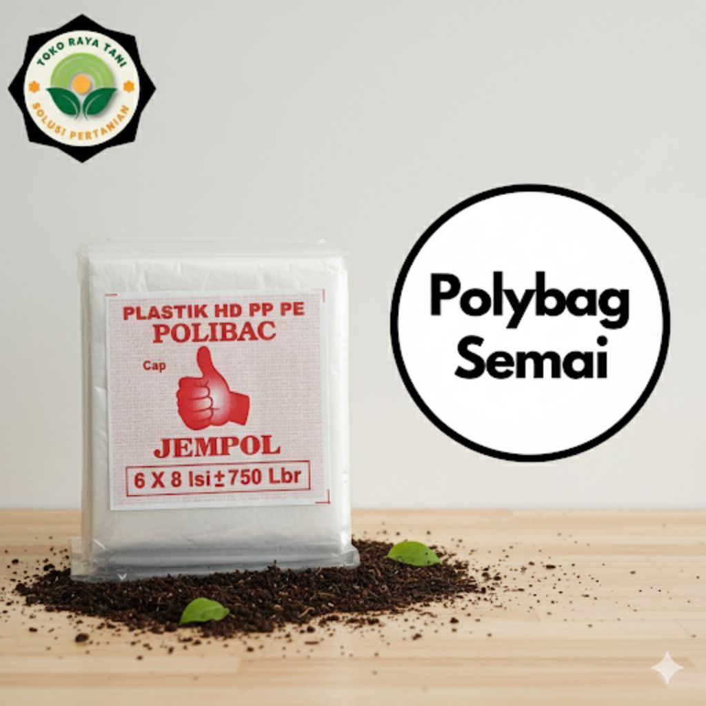 Jual [COD] Jual Plastik/Polybag putih polybag semai untuk semai benih ...