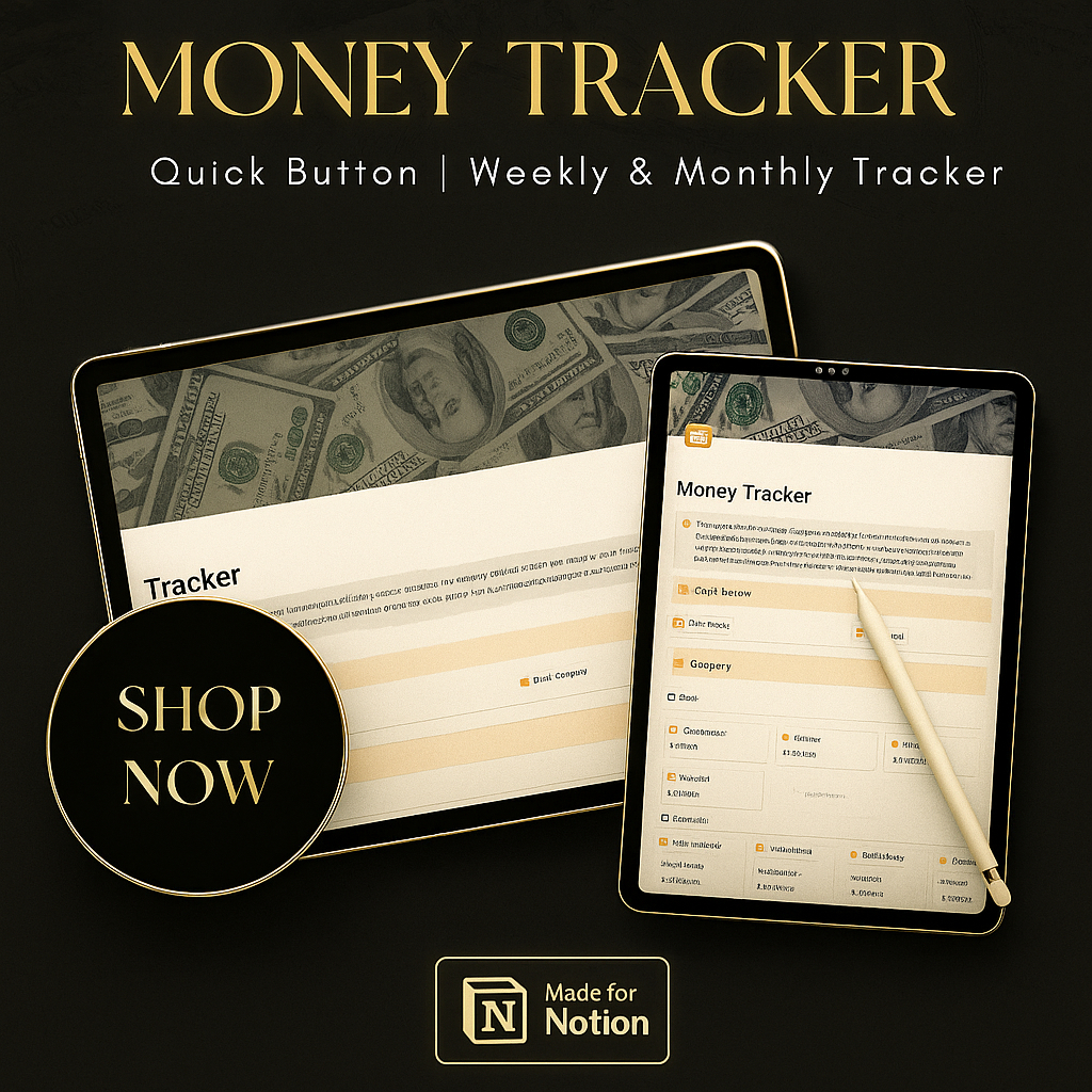 Jual Notion Money Tracker - Uang Lo Aman, Gak Ada Lagi Bocor ...
