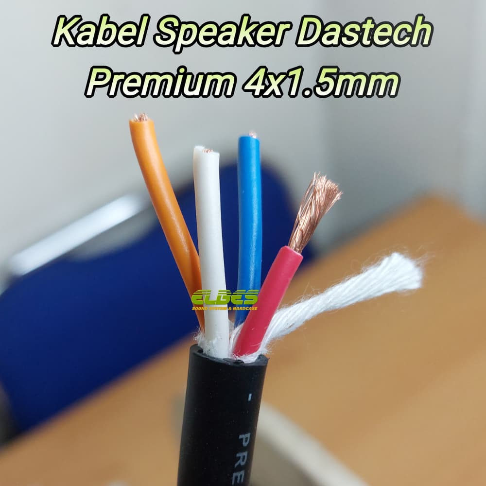 Jual Kabel speaker 4 x 1,5mm DASTECH 4x1.5 panjang 5 meter | Shopee ...