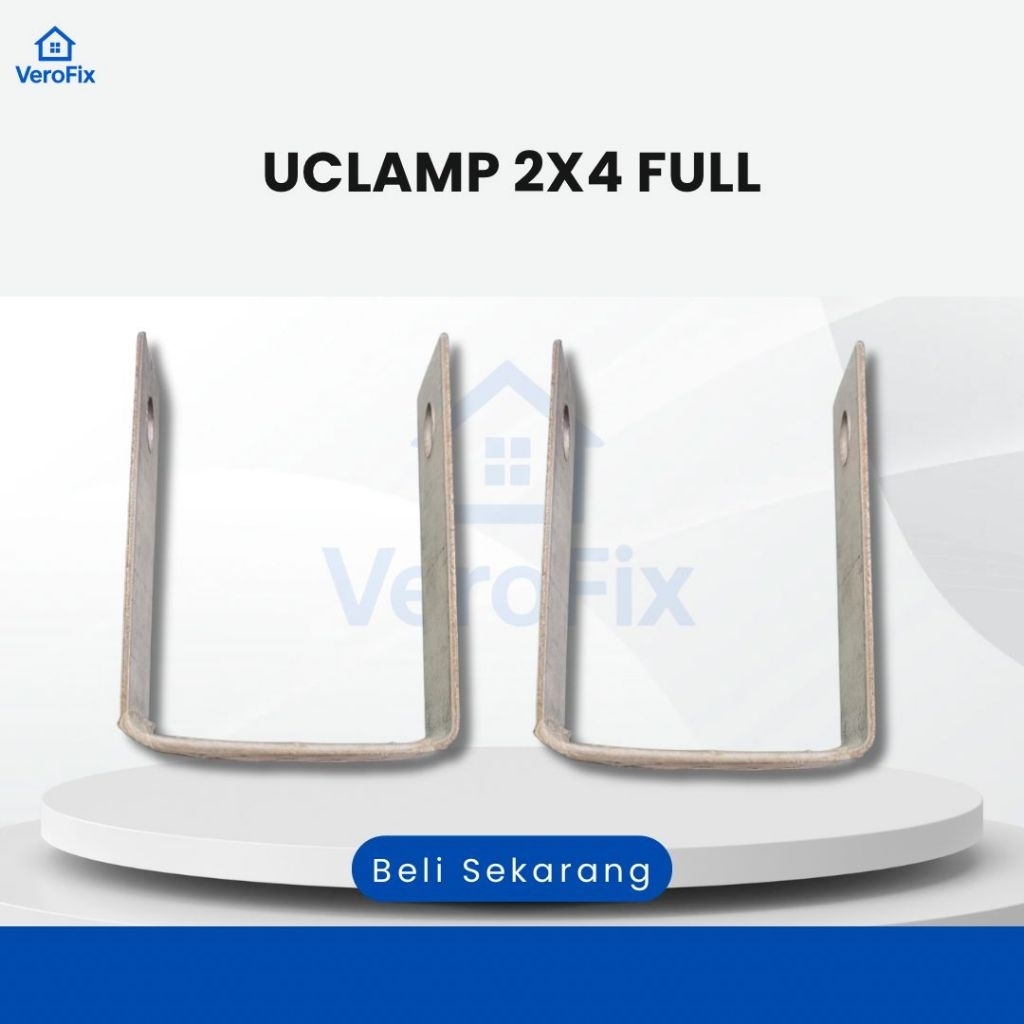 Jual U Clamp Hollo 2X4 FULL - Gantungan Rangka Hollo @100pcs | Shopee ...