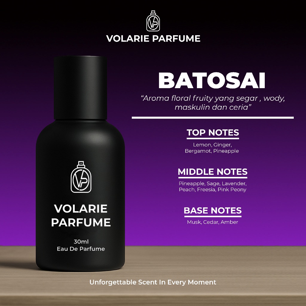 Jual Batosai By Volarie Parfume - Eau De Perfume 30ml | Shopee Indonesia
