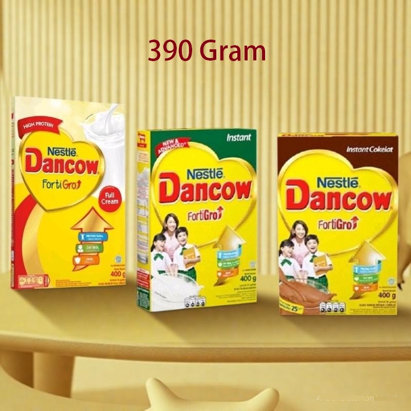 Jual Dancow Fortigro 390g all varian Susu Bubuk dancow Full Cream ...