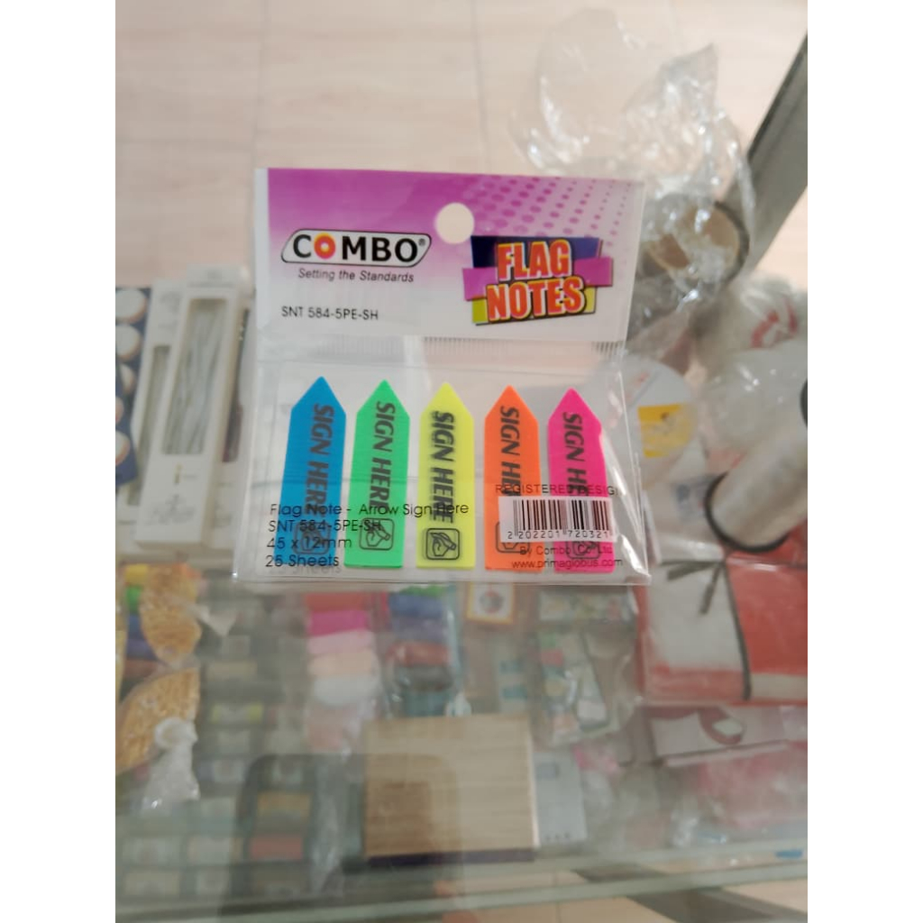 Jual ndex Mark / Kertas Penanda / Sign Here / Post It SNT 584 5PE SH ...
