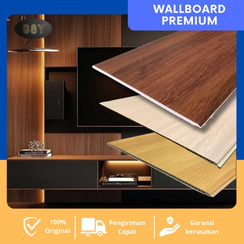 Jual Wallboard WPC / Wallboard Panel PVC / Wallboard murah ukuran 40 cm ...