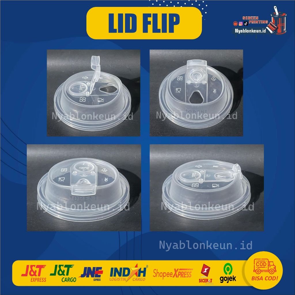 Jual LID CUP INJECTION ISI 25 PCS UNTUK CUP 12 - 24 KHUSUS CUP ...