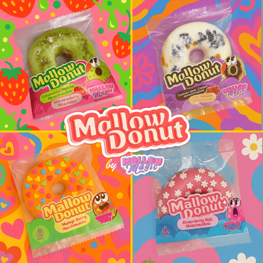 Jual MALLOW DONUT by Mallow Magic (HALAL) Tersedia 4 Flavor! | Shopee ...