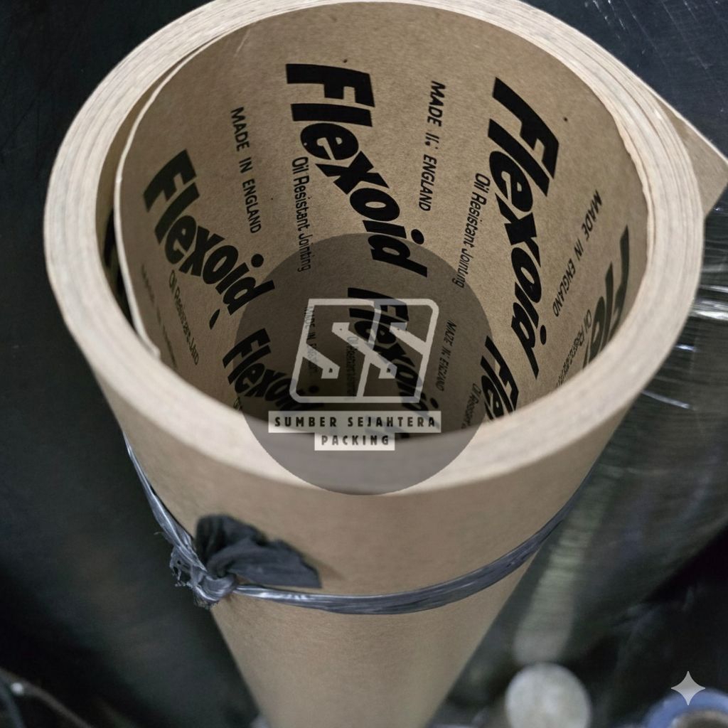 Jual Gasket Packing Flexoid Paper Oil Resistand Jointing per 1 meter ...