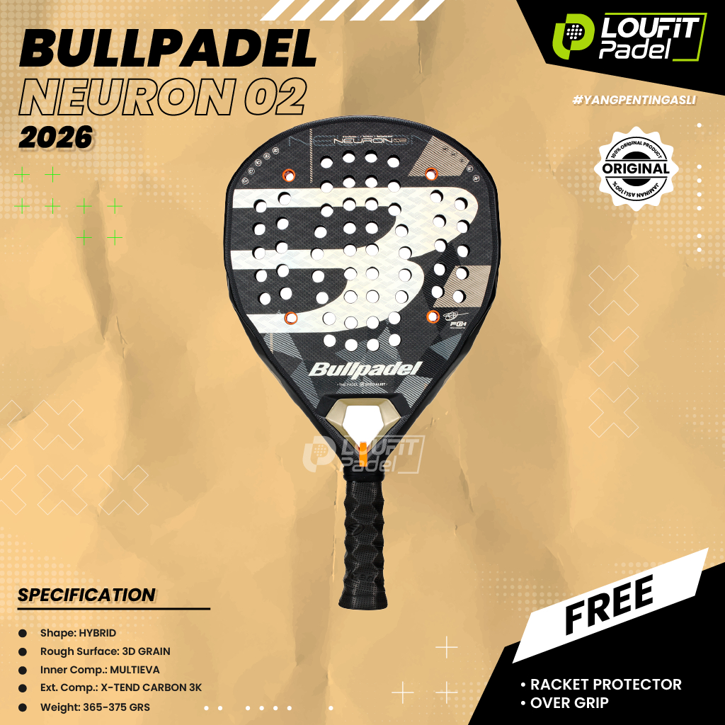 Jual Racket Padel BULLPADEL NEURON 02 (2026) by Fede Chingotto | Raket ...