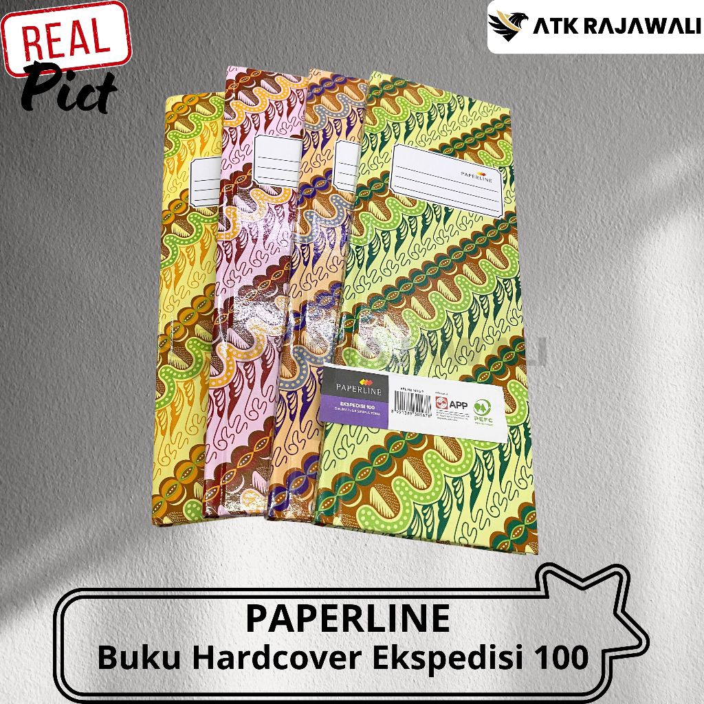 Jual Buku Hard Cover Expedisi Paperline / 1 Pack 5 Buku (100 Lembar ...