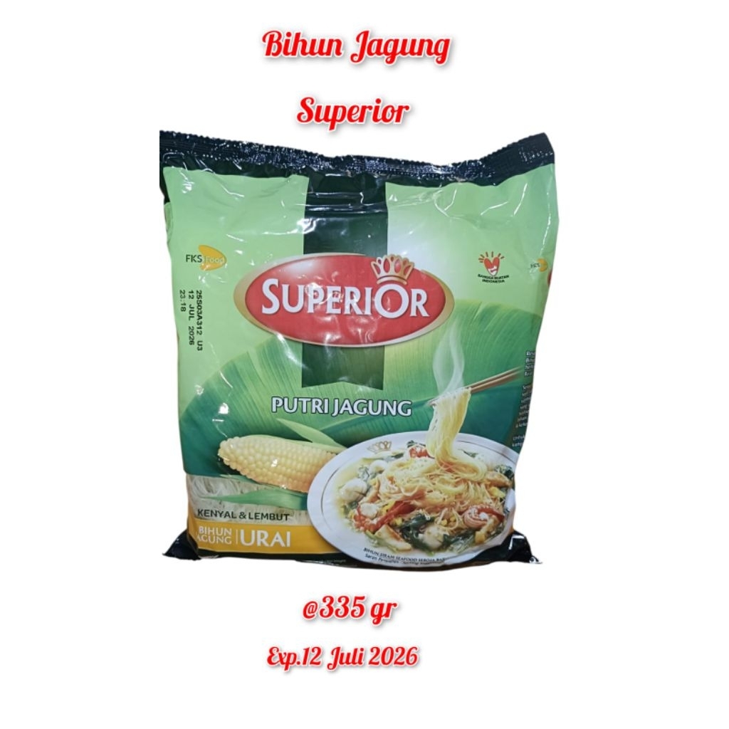 Jual BIHUN JAGUNG SUPERIOR @335gr | Shopee Indonesia