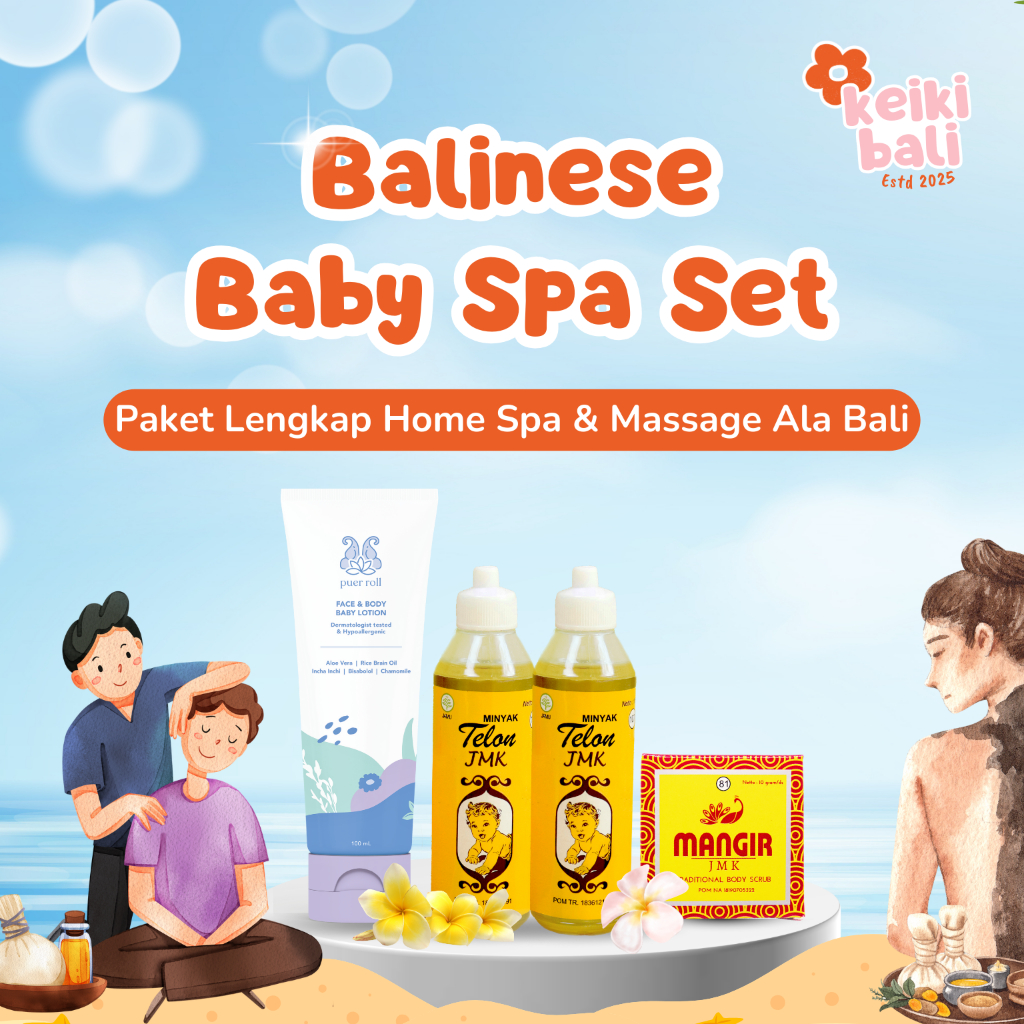 Jual Balinese Baby Spa Set – Paket Home Spa & Massage Lengkap Minyak ...