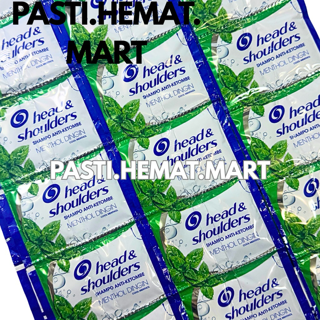 Jual Shampoo Head & Shoulders Sachet / Renceng 24 Pcs | Cool Menthol ...