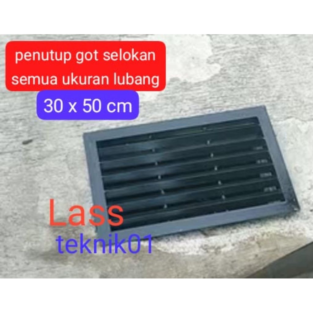 Jual gril penutup got besi siku selokan air tutup got selokan gril ...
