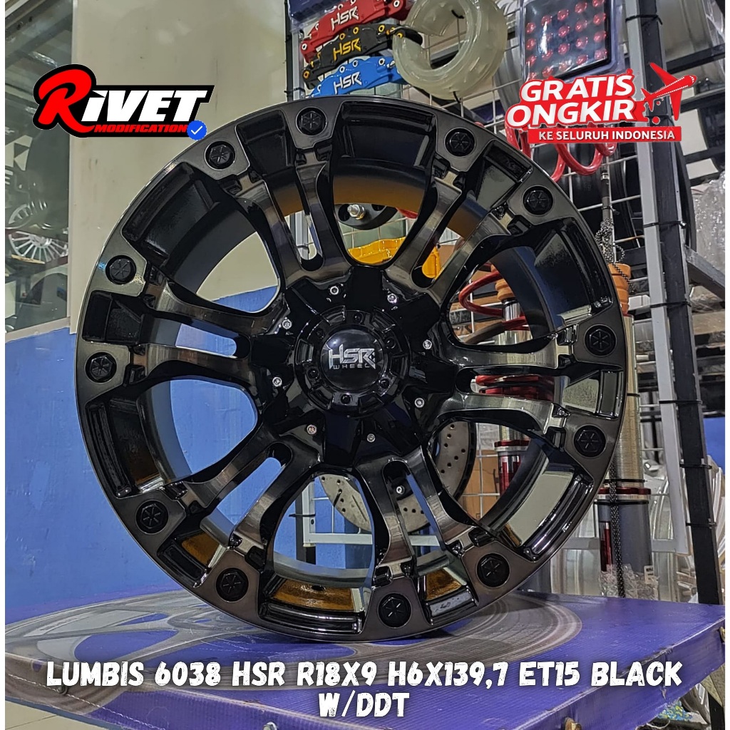 Jual VELG MOBIL FORTUNER,PAJERO,HILUX,TRITON Dll HSR LUMBIS R18 6X139,7 ...