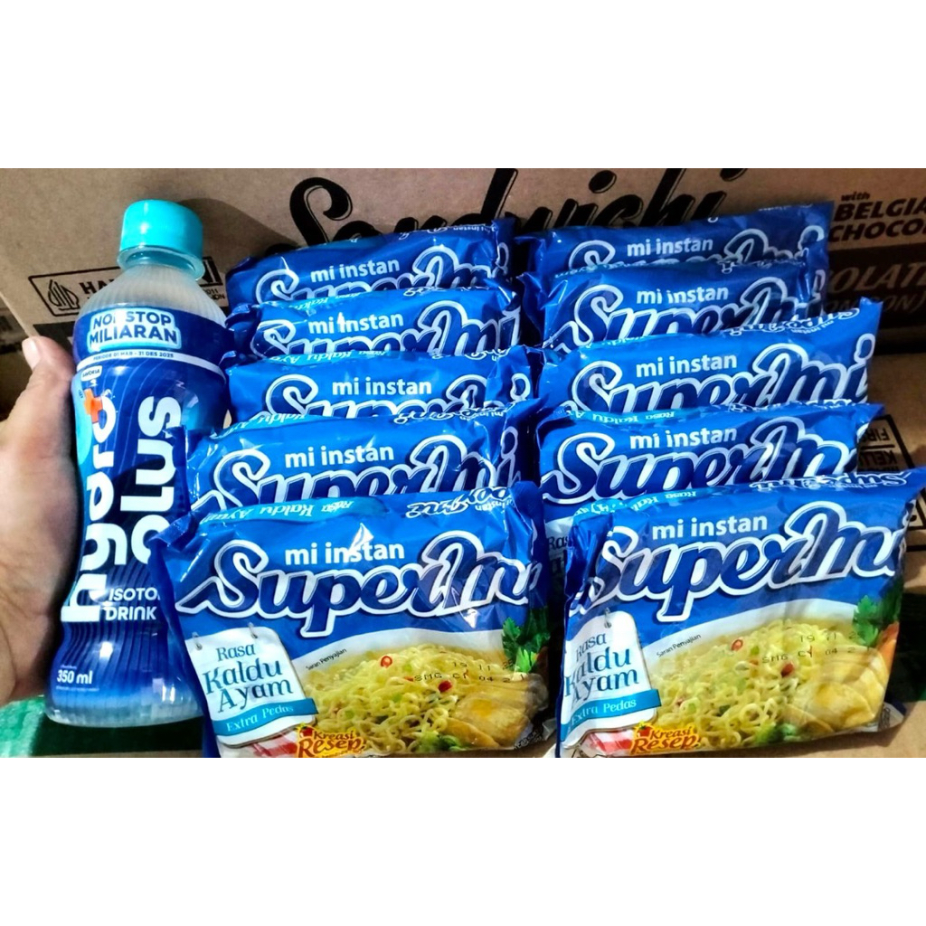 Jual PAKET SUPERMI + HIDROPLUS ( mie 10pcs + hidro plus 1 ) | Shopee ...