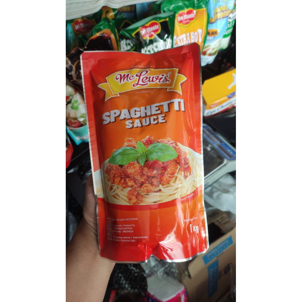 Jual MC LEWIS SPAGHETTI SAUCE 1KG | Shopee Indonesia
