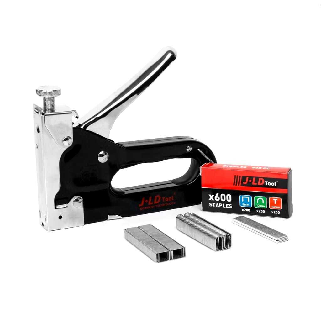 Jual STAPLER GUN - STAPLES TEMBAK - GUN TACKER - STAPLE GUN + ISI + (3 ...