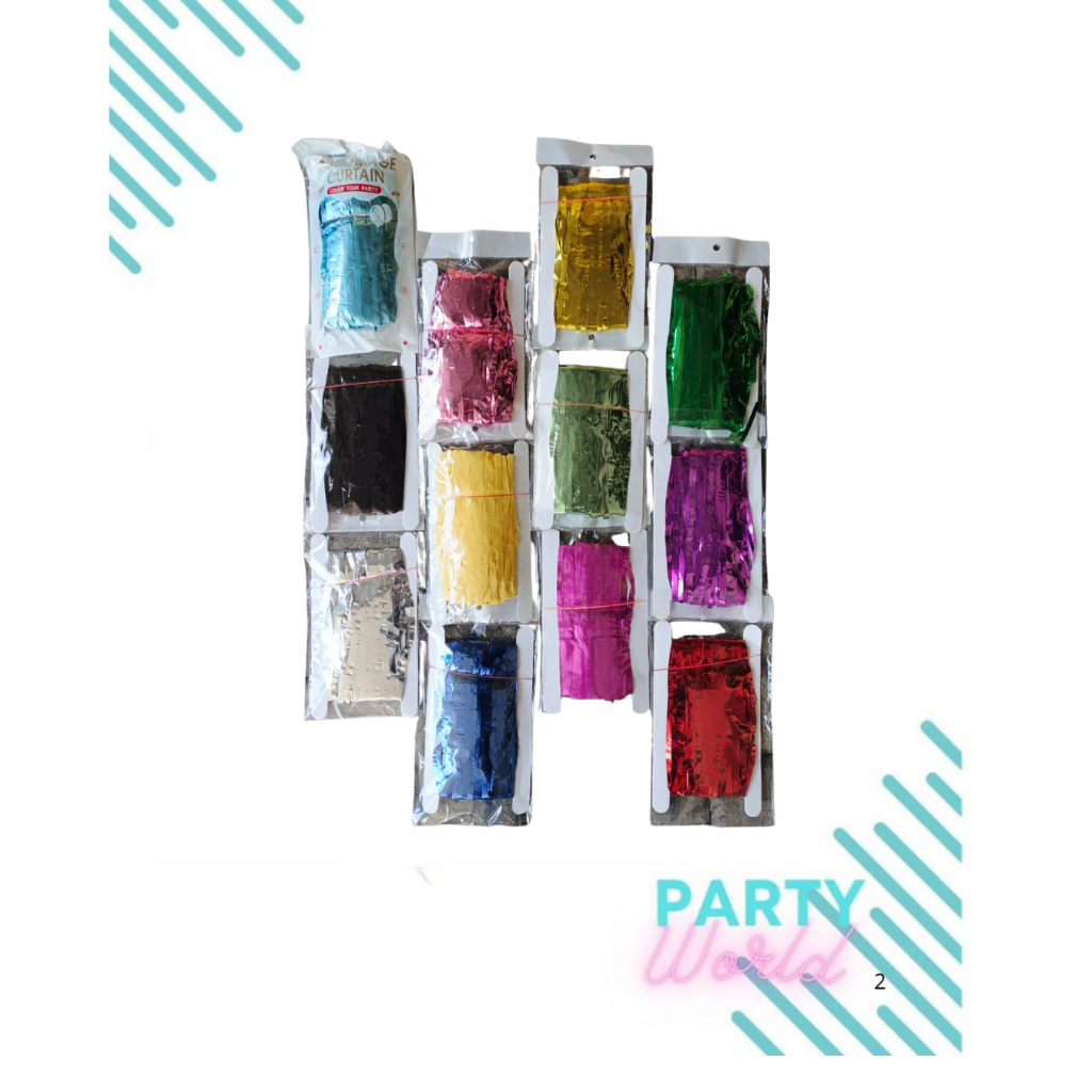 Jual Tirai Foil Premium 1X2Meter Ulang Tahun Foil Curtain Tirai Party ...