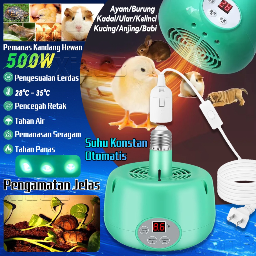 Jual 500W Penghangat Kandang Ayam Pemanas Udara Kandang Hewan Kipas ...
