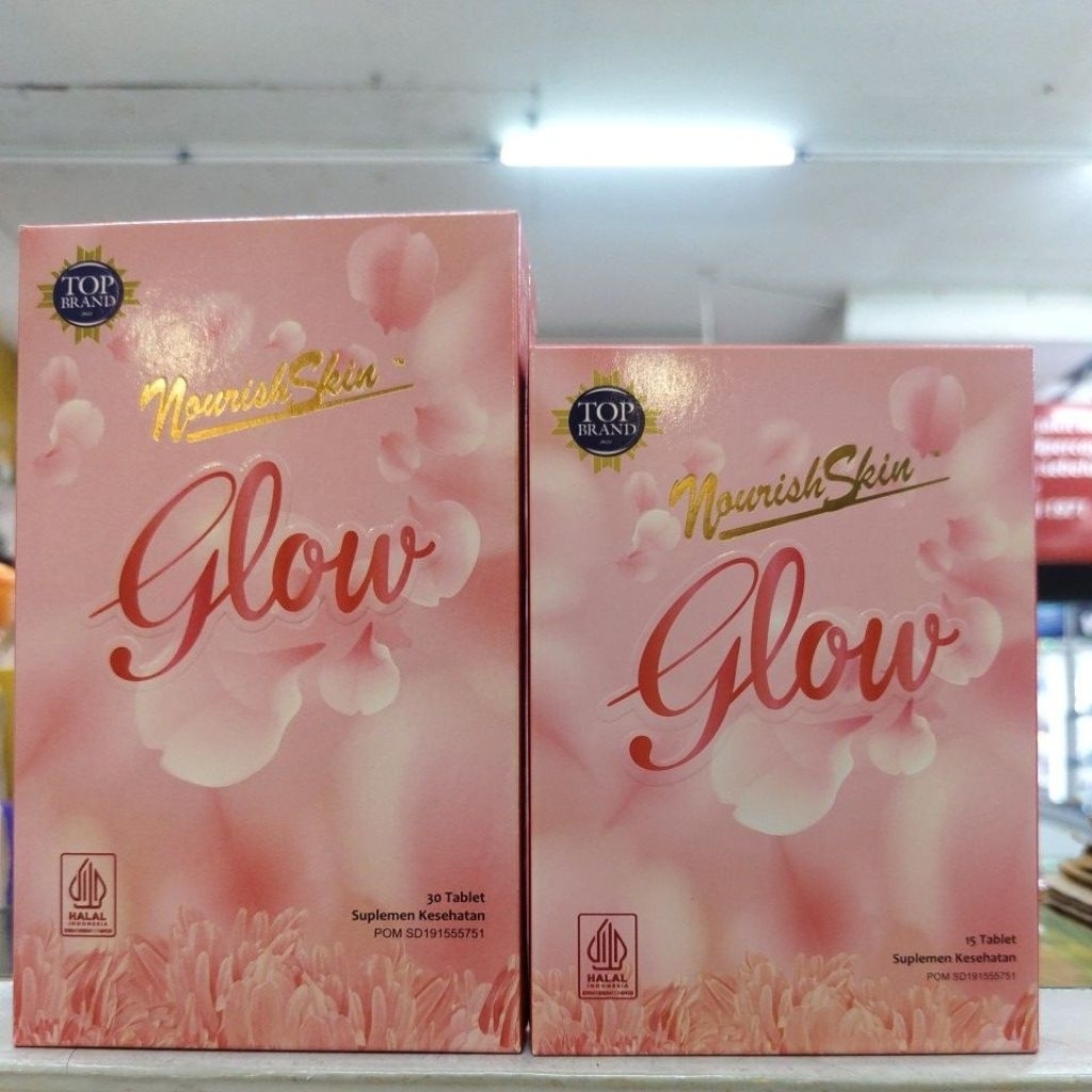 Jual Nourish skin glow isi 15 tablet/30 tablet protein,antioksidan ...