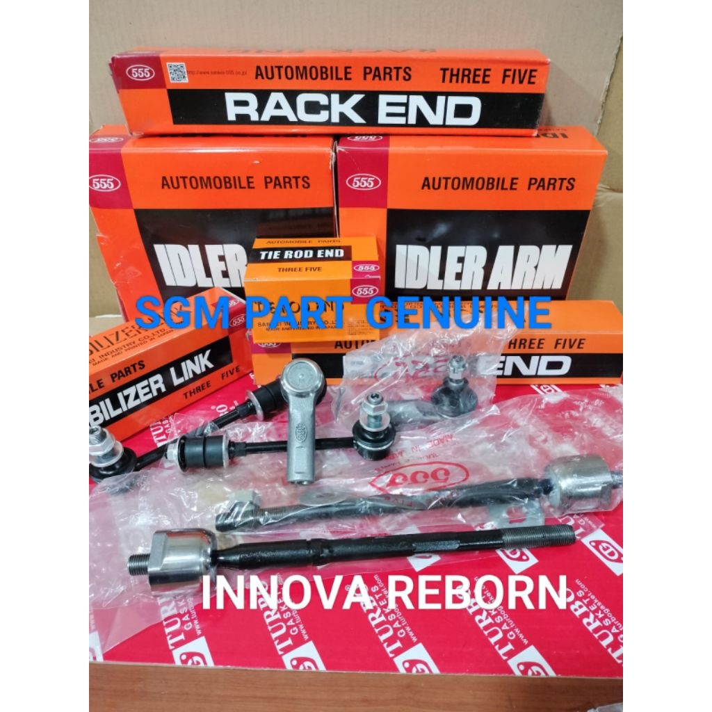 Jual tie rod end 1set,rack end 2pc,link stabil 2pc Toyota kijang Innova ...