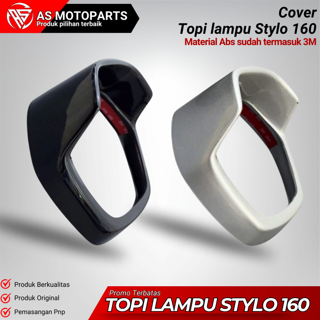Jual COVER CAP HONDA STYLO 160 TOPI STYLO PETLAMP GARNISH COVER LAMPU ...