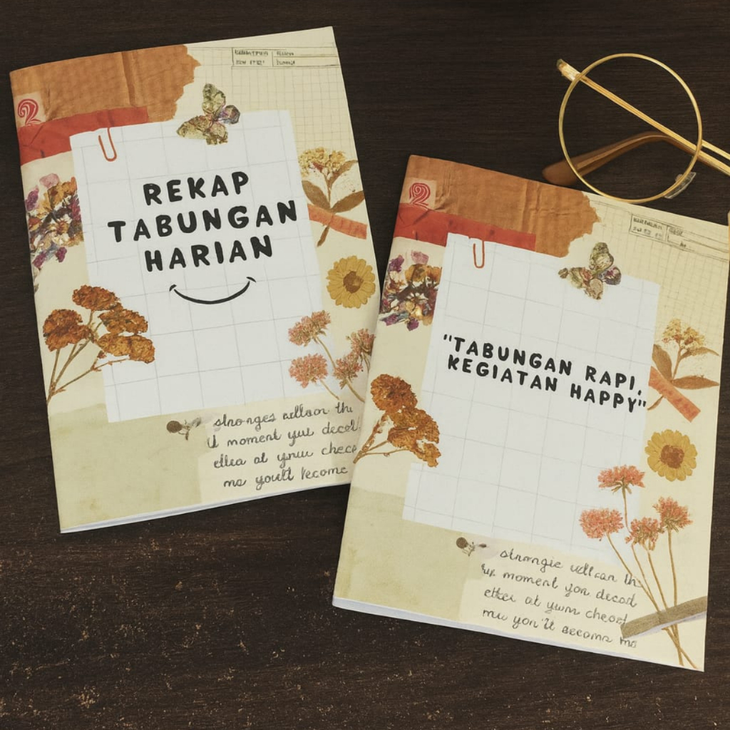 Jual Buku Tabungan Harian A5 Murah | Buku Rekap Pemasukan Pengeluaran ...
