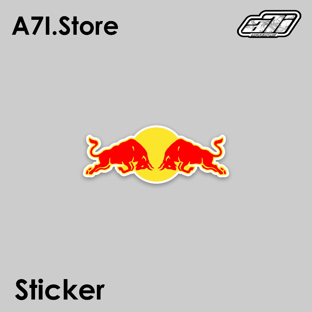 Jual Sticker Red Bull Logo Sticker variasi Sticker racing Sticker ...