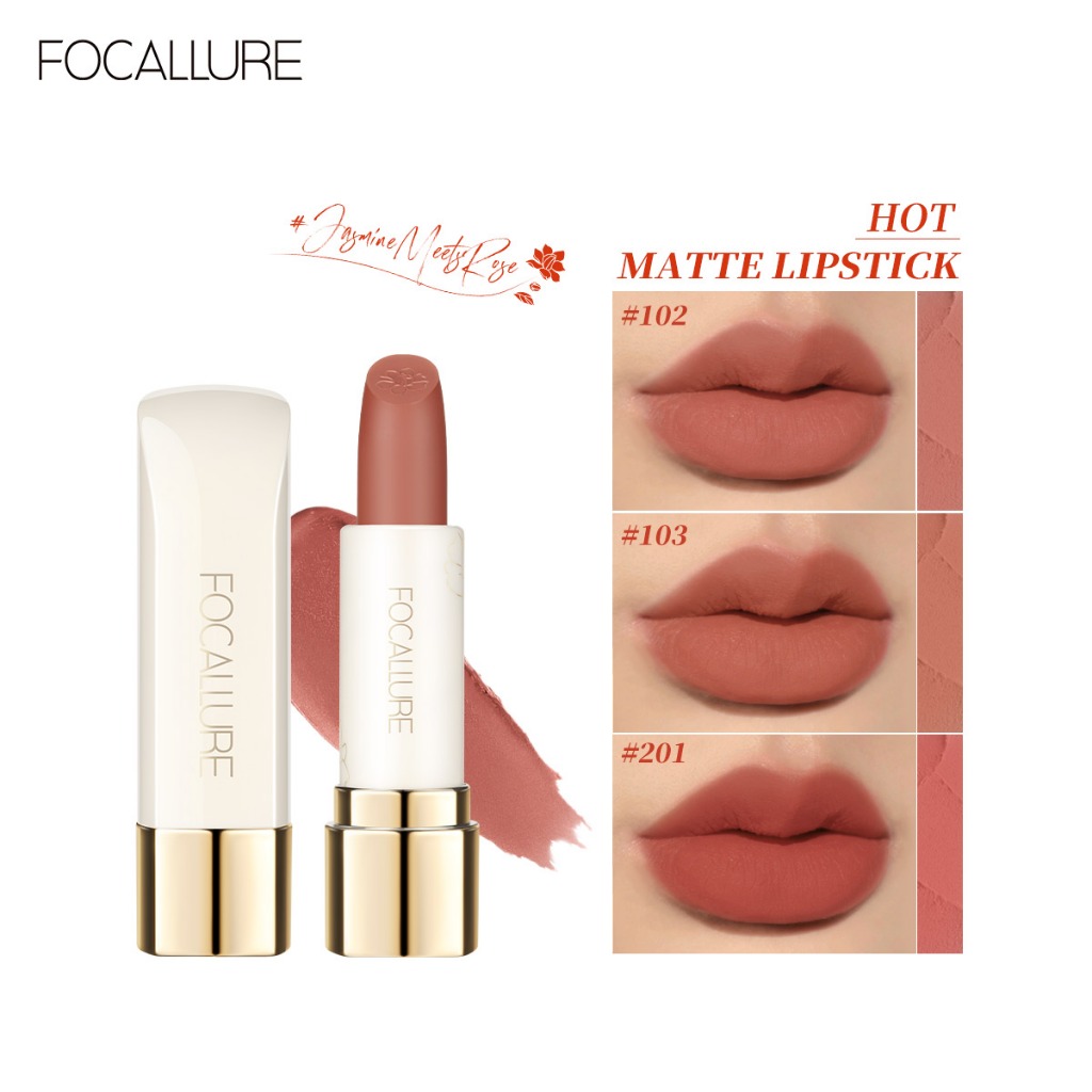 Jual FOCALLURE Matte Lipstick Lip Tint Long-Lasting Transfer-Proof Lip ...