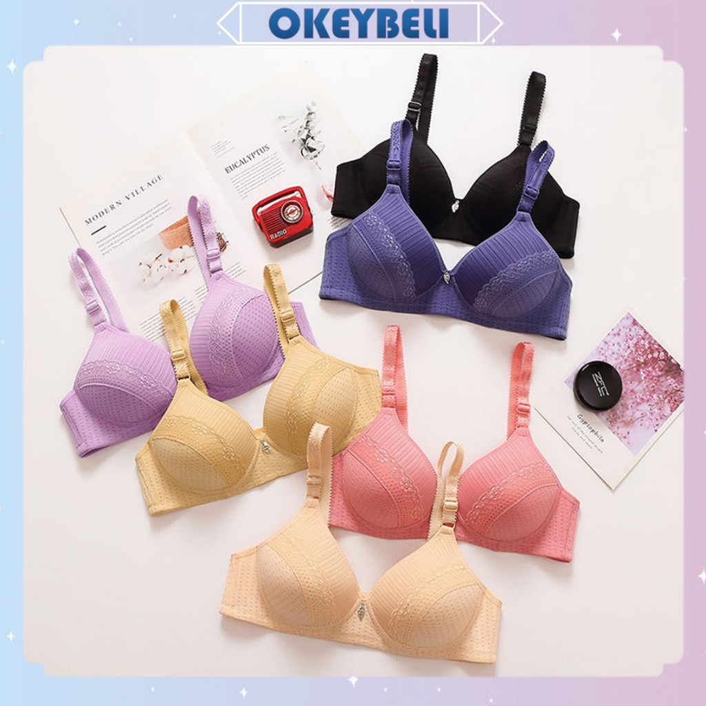 Jual •OKEY BELI•BR1325 Bra Bh Renda Wanita Seksi Seamless Sexy Full Cup ...