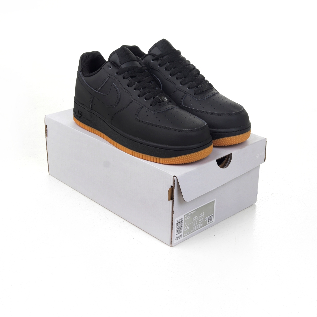 Jual Nike Air Force 1 Low Black Gum - AF1 | Shopee Indonesia