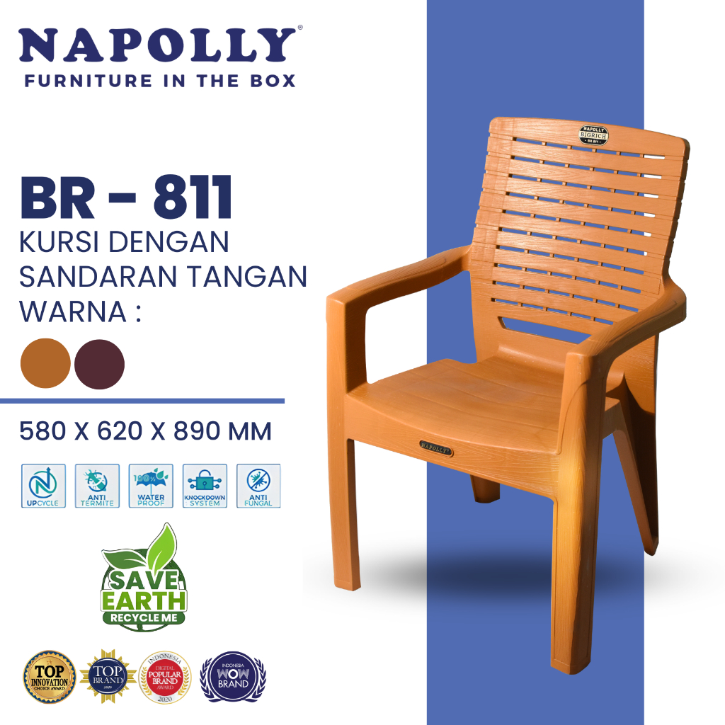 Jual Napolly BR 811 / Big Rich 811 - Kursi Santai Dengan Sandaran ...
