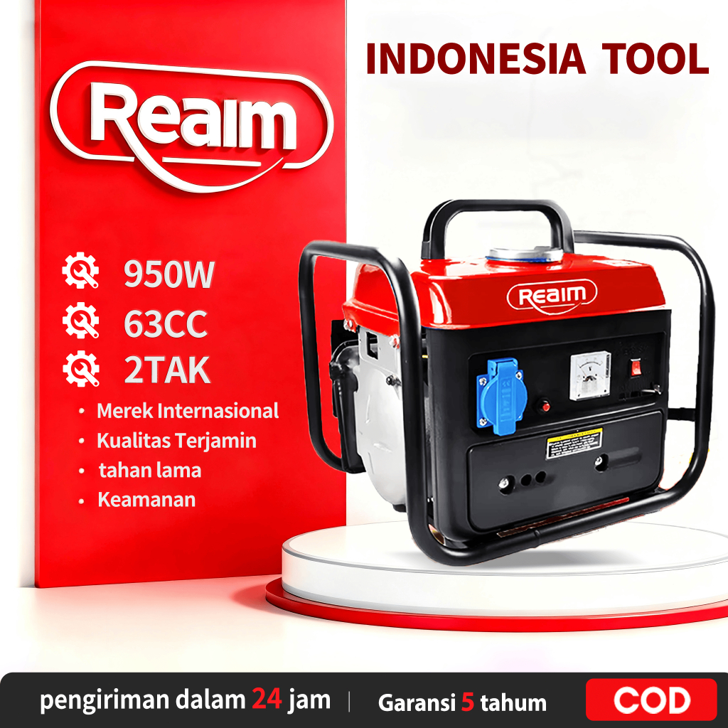 Jual Reaim Genset /2400 2000 Watt Mesin Generator Bensin/Genset Listrik ...