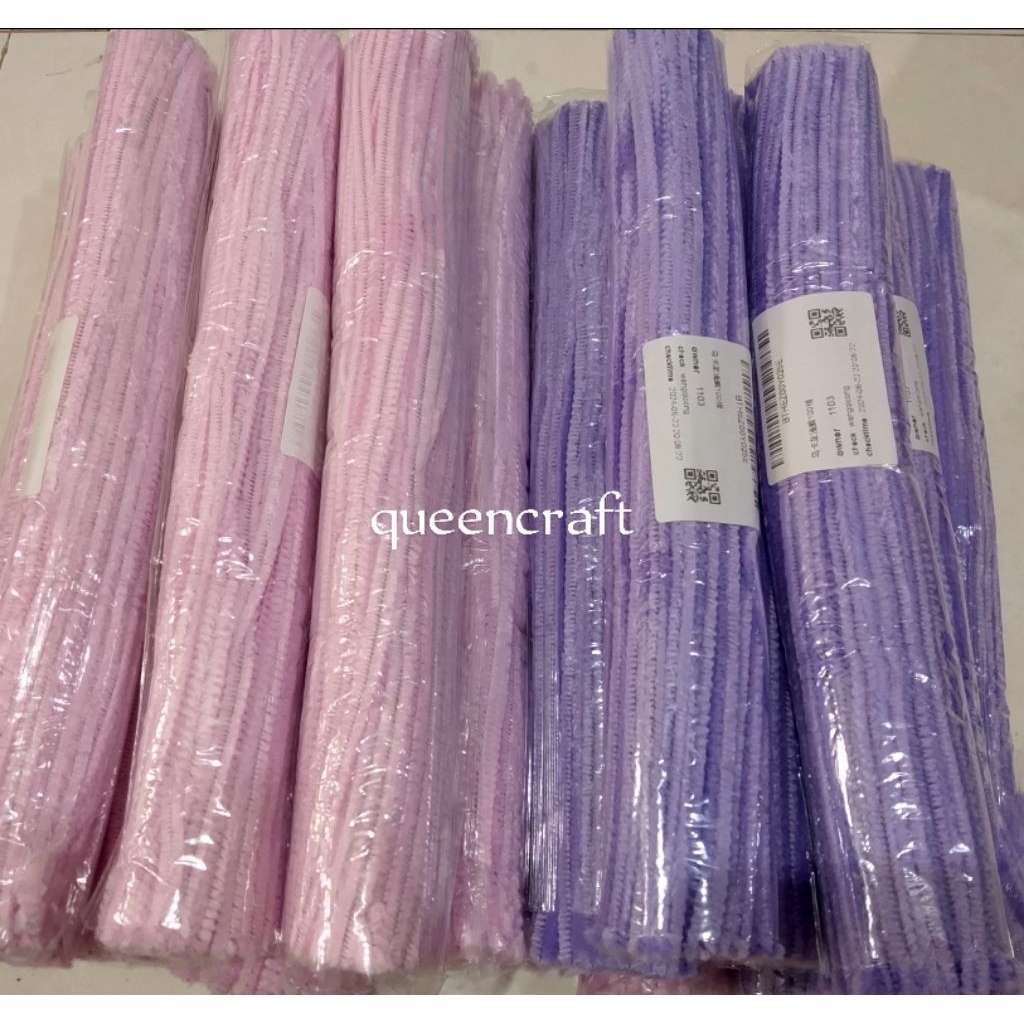 Jual (100pcs) kawat bulu mercy pipe cleaner | Shopee Indonesia