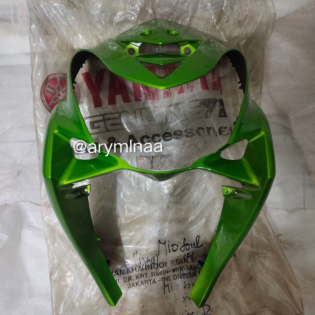 Jual TAMENG PANEL DASI DEPAN MIO SOUL KARBU HIJAU 14D-F8311-00-P6 ...