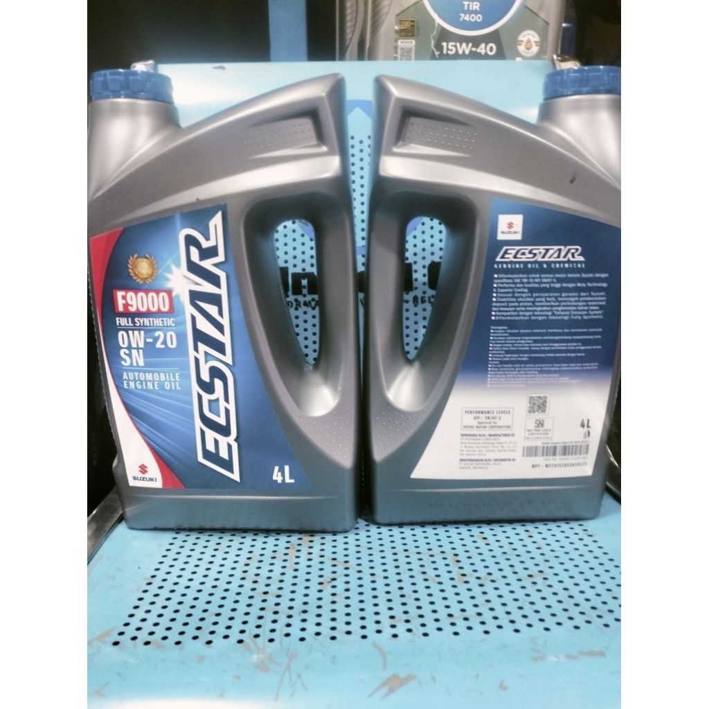 Jual Oli Mesin Mobil Suzuki Ecstar F9000 Full Synthetic SAE 0W-20 API ...