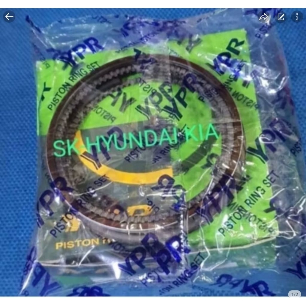 Jual RING SET PISTON RING SEHER STANDARD 23040-2B001 HYUNDAI GRAND ...