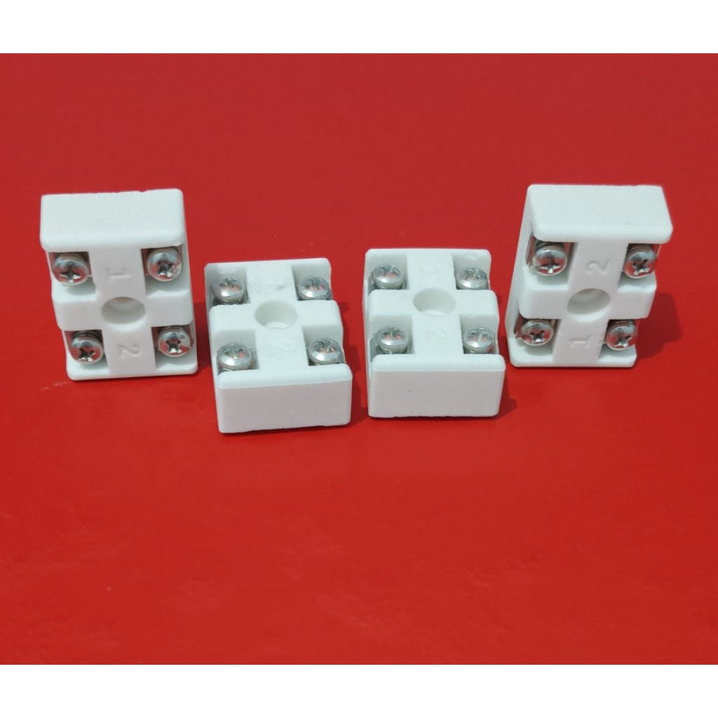 Jual Terminal Blok Keramik 2P 30A I Terminal Keramik 2P 30A I P.40 mm x ...