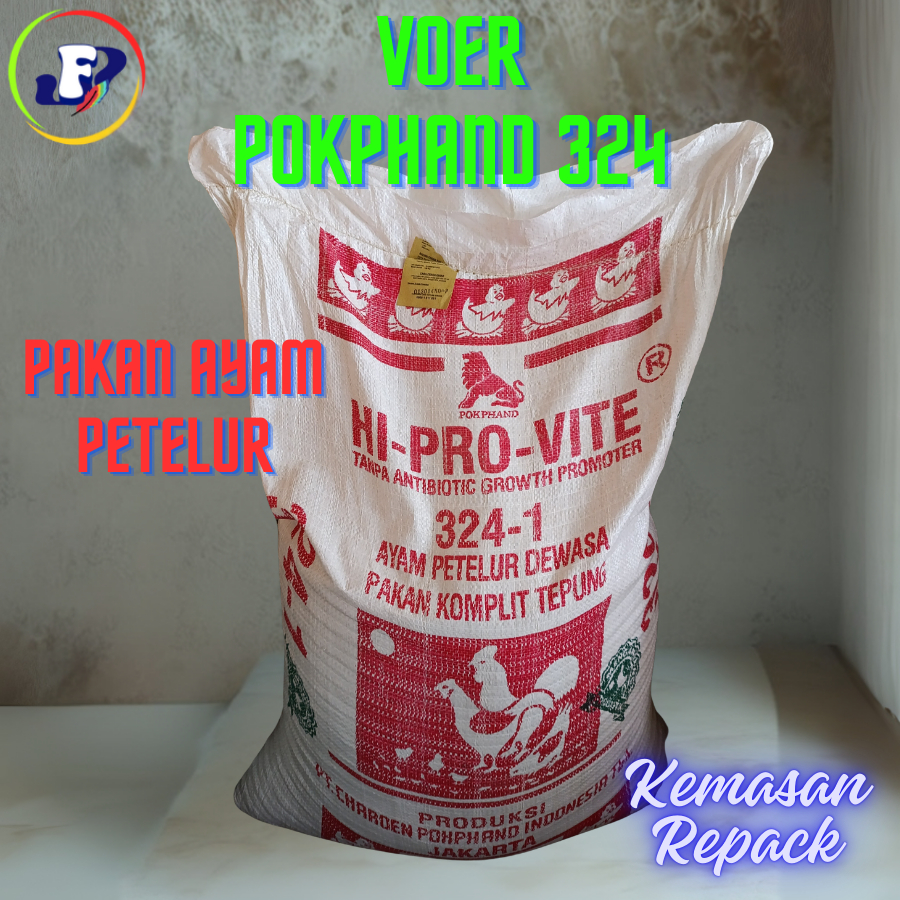 Jual VOER Pokphand Ayam Layer Hi-Pro-Vite 324 Pakan Komplit Petelur ...