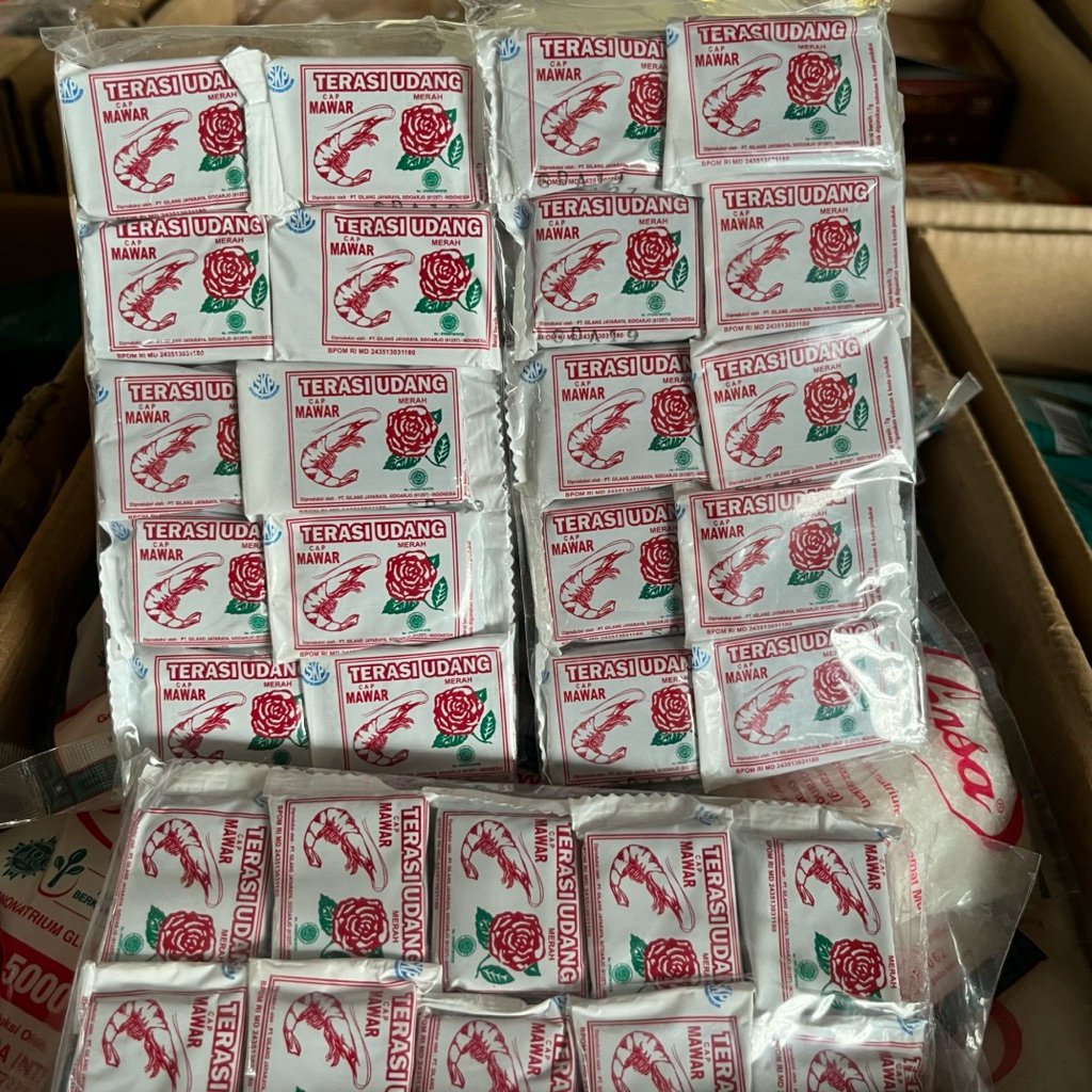 Jual Terasi Udang / Terasi Udang Cap Mawar / Terasi Murah | Shopee ...