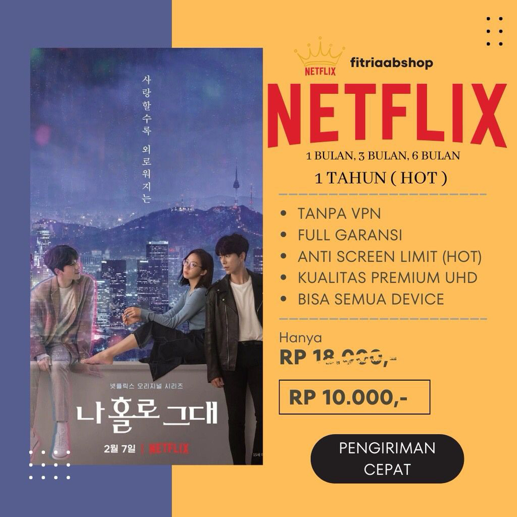 Jual NETFLIXXX 1-3BULAN 4K UHD PREMIUM GARANSI 100% MURAH | Shopee ...