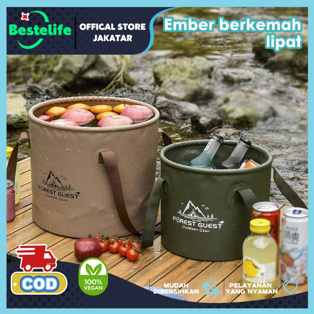 Jual Ember Lipat Portable Kapasitas 10 liter dan 20 liter Ember Fishing ...