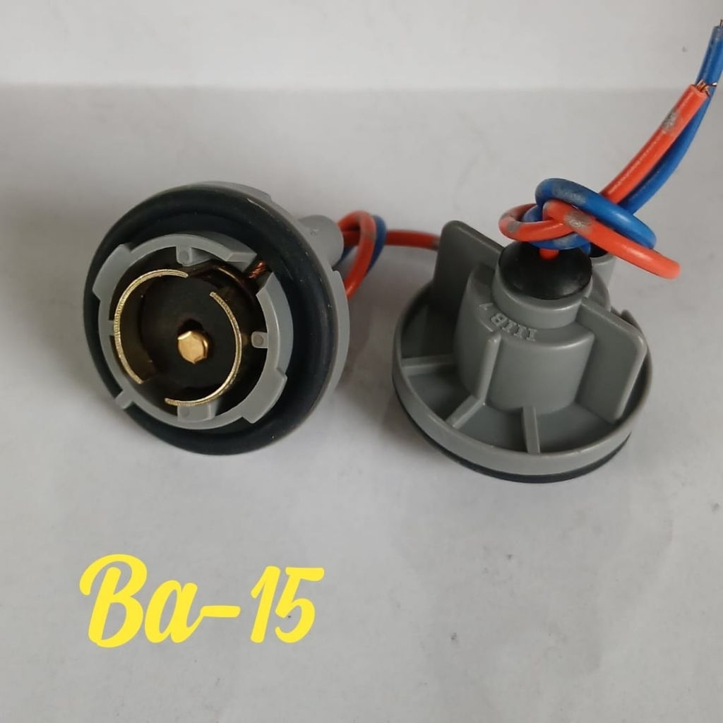 Jual Fitting lampu sein mundur kaki 1 sen ba15 stanley bau 15 | Shopee ...