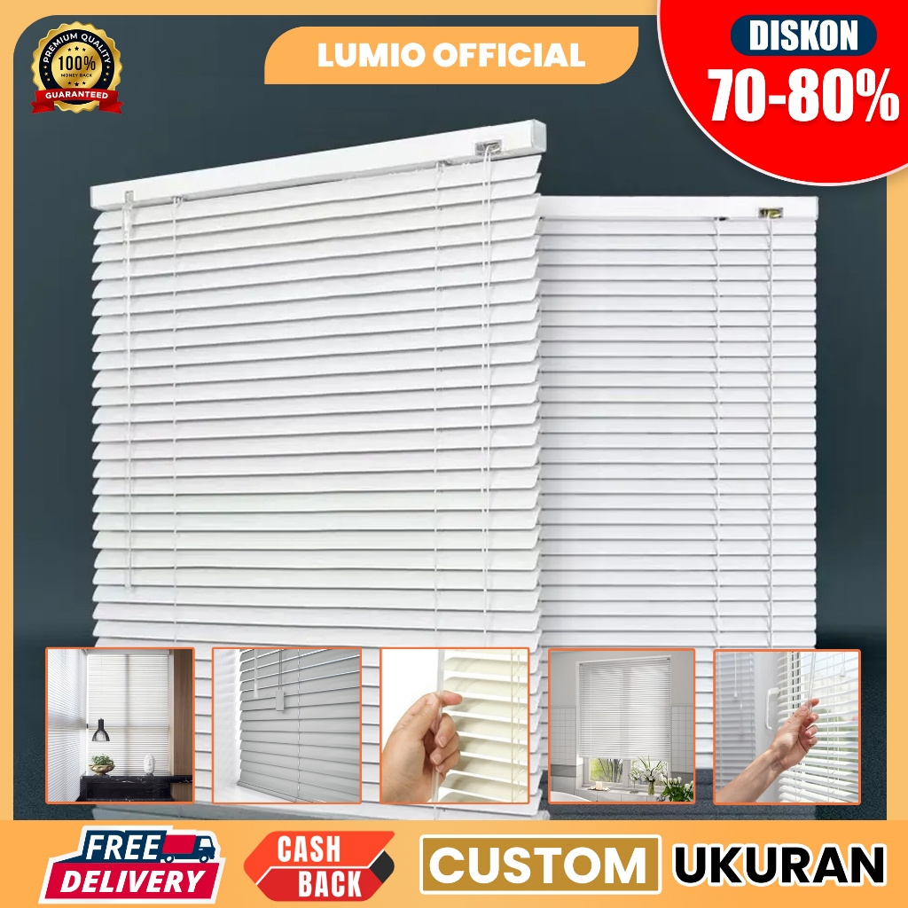 Jual Custom Ukuran - Venetian Blinds - Tirai - Alumunium Venetian ...