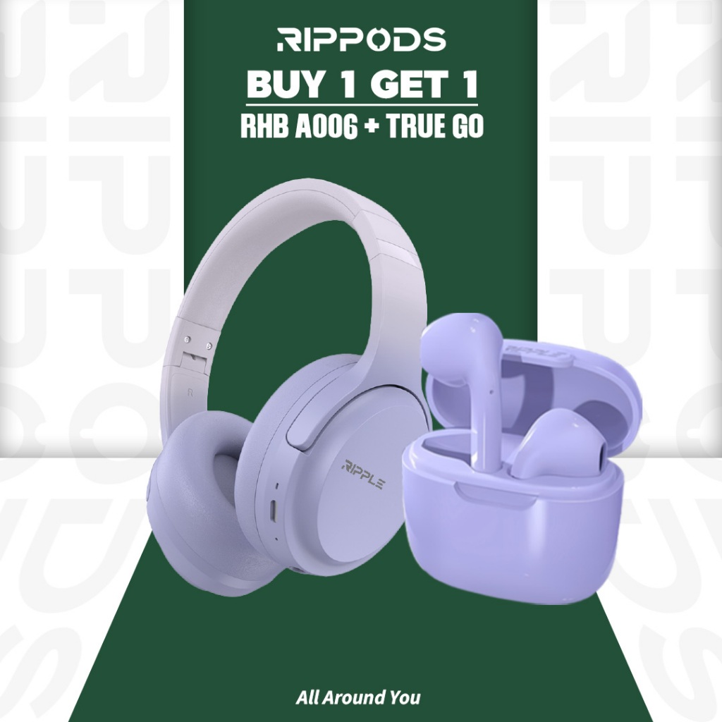 Jual Rippods Headset Bluetooth Super Bass Gradient RHB A006 Headphone ...