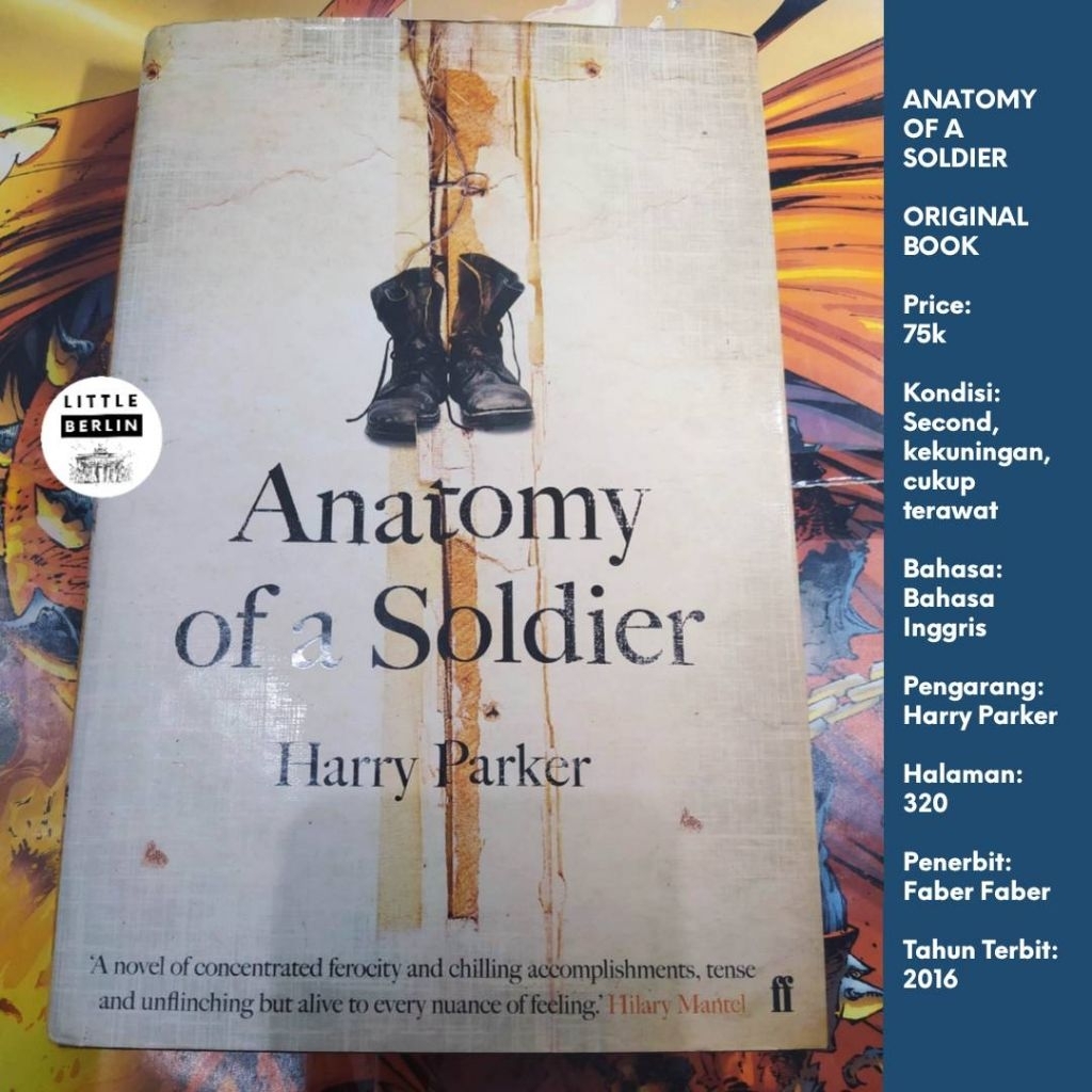 Jual ORIGINAL War Novel ANATOMY OF A SOLDIER Harry Parker Hardcover ...