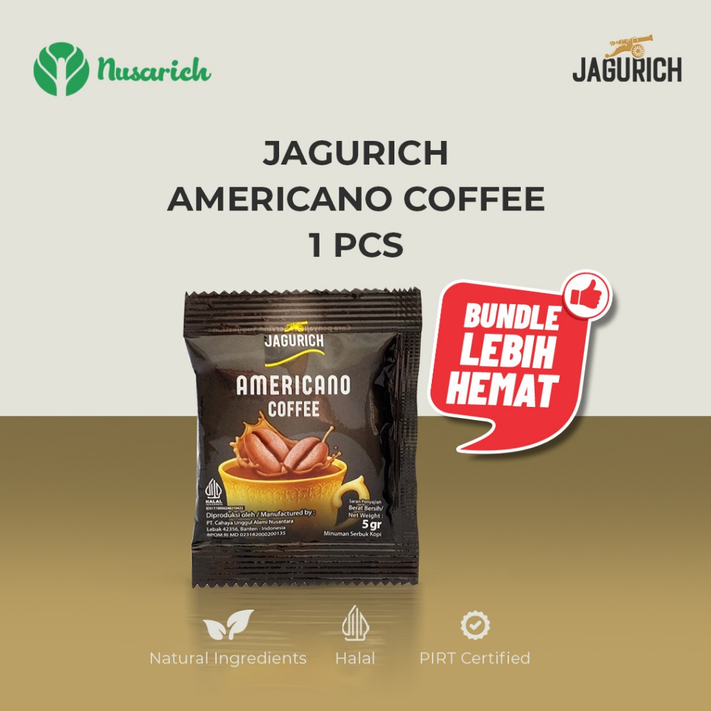 Jual JAGURICH Americano Coffee Sachet | Shopee Indonesia