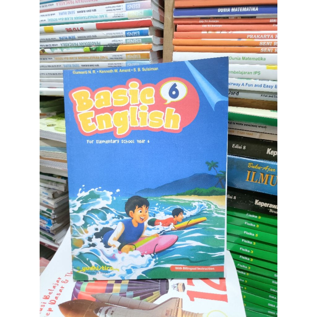 Jual buku basic English untuk SD kelas 6 kurikulum merdeka | Shopee ...